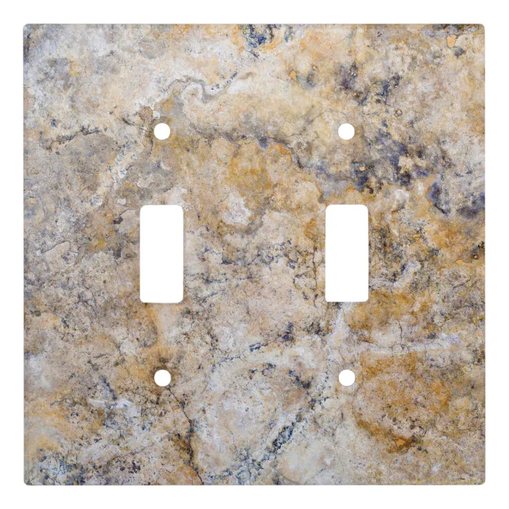 Granite Stone Pattern Light Switch Cover | Zazzle