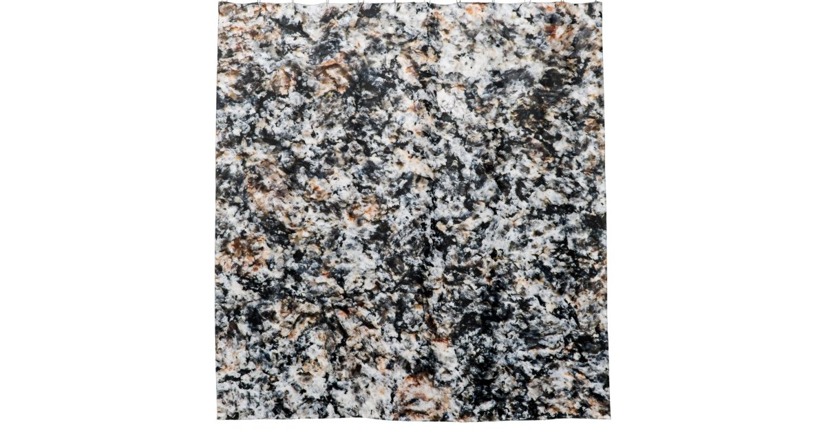 Granite - Stone Texture Shower Curtain | Zazzle