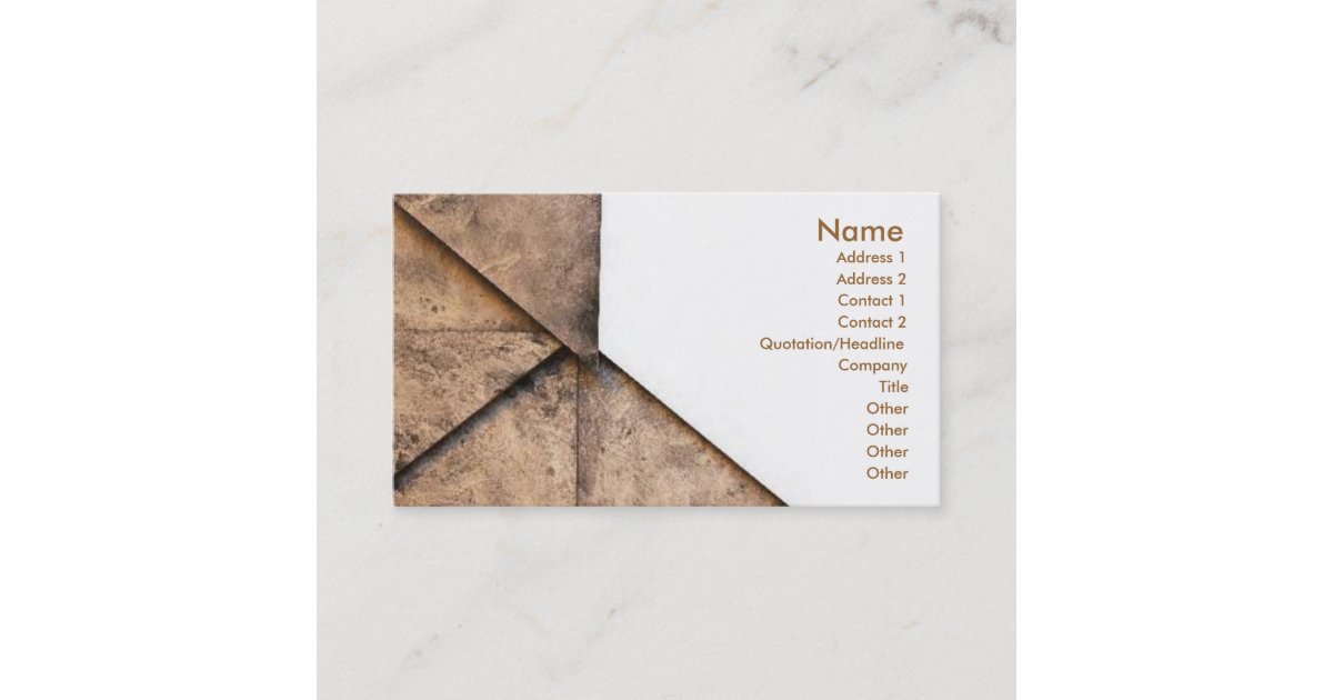 Granite Tiles Business Card | Zazzle