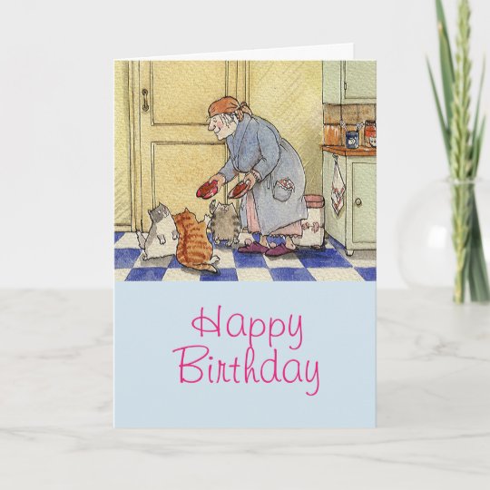 Granny's cats Birthday Card | Zazzle.com