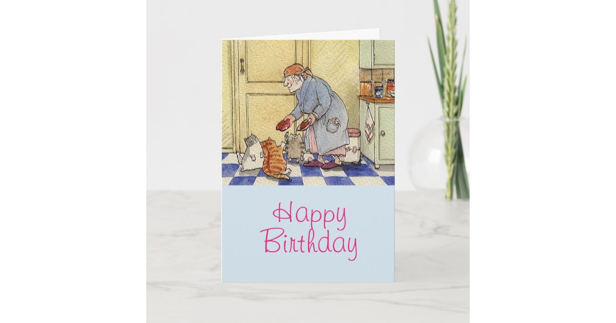 Granny's cats Birthday Card | Zazzle