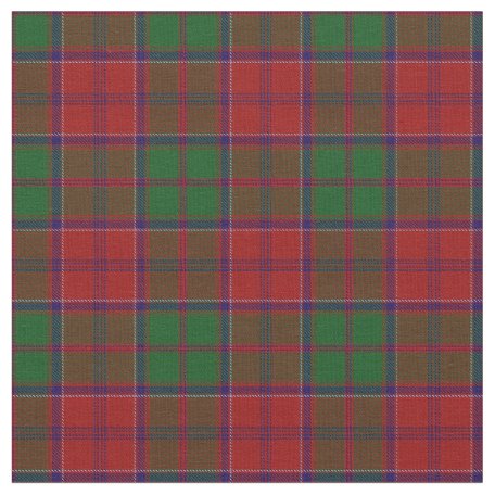 Clan Grant Tartan Fabric | Zazzle
