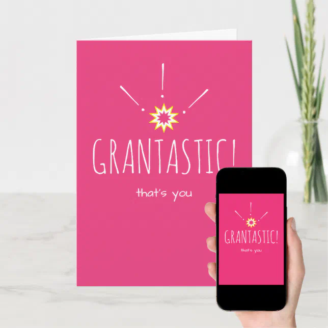 Grantastic! Happy Birthday to Granny Card | Zazzle
