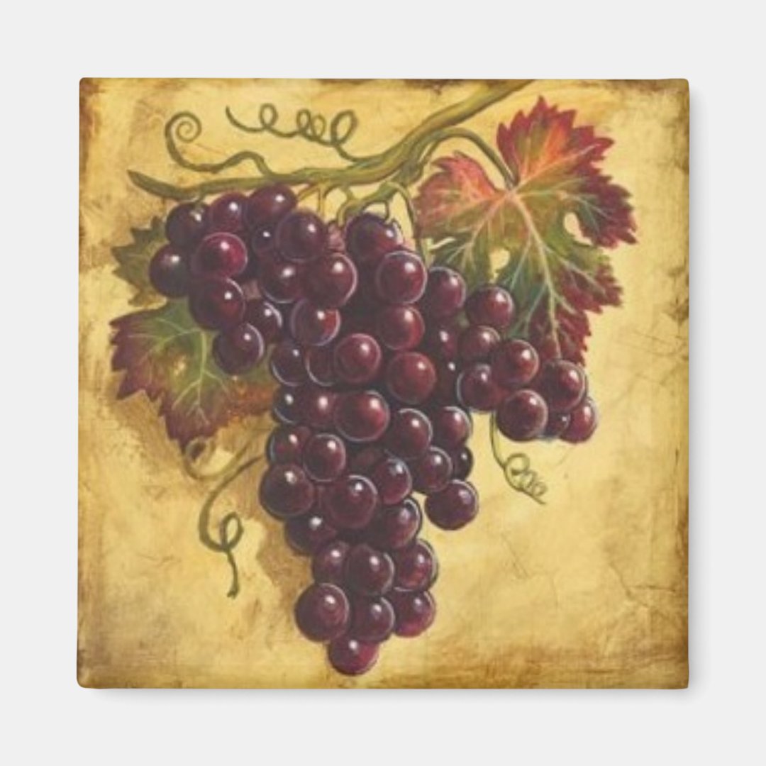 Grape magnet | Zazzle