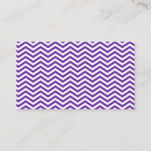 Grape Purple Chevron Stripes; Chalkboard look Business Card | Zazzle