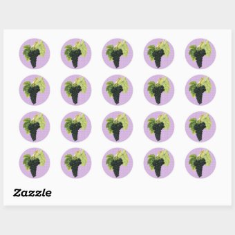 Grape stickers | Zazzle