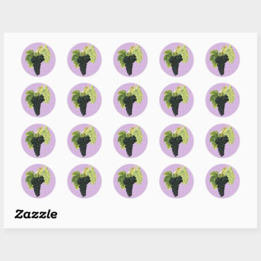 Grape stickers | Zazzle