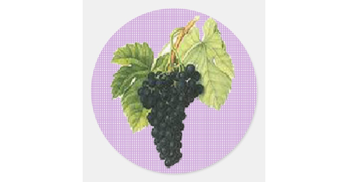 Grape stickers | Zazzle