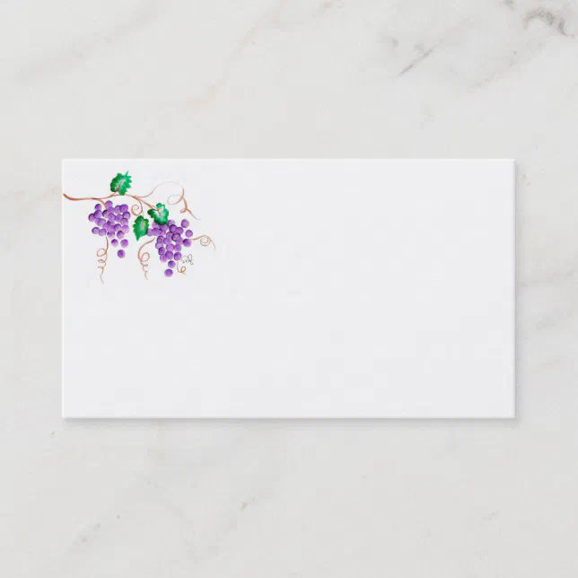 Grape Vineyard Business Card | Zazzle