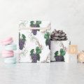 Grape wine pattern wrapping paper | Zazzle