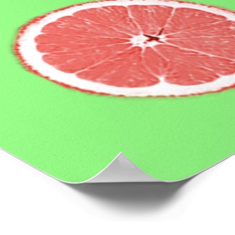 Grapefruit Poster | Zazzle