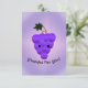 Grapeful For You Grapes Thank You Card | Zazzle