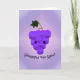 Grapeful For You Grapes Thank You Card | Zazzle