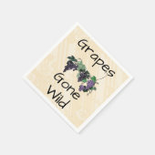 Grapes Gone Wild Paper Napkin | Zazzle