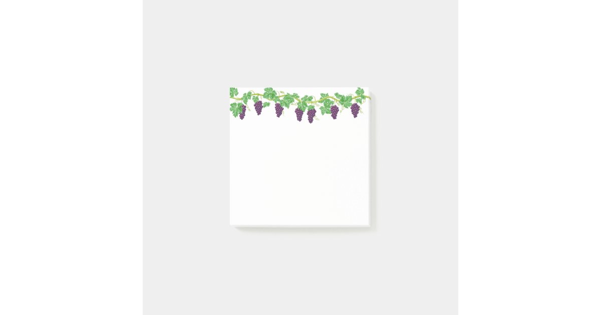 Grapes Post-it-Notes Post-it Notes | Zazzle