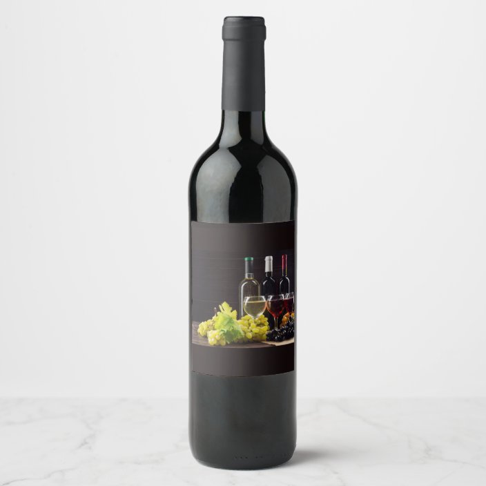 Grapes Wine Label | Zazzle.com