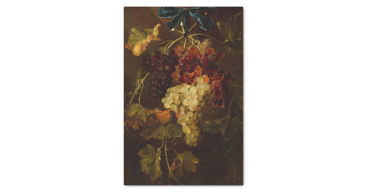 Grapes with a Blue Ribbon by Harmen Loeding Tissue Paper | Zazzle