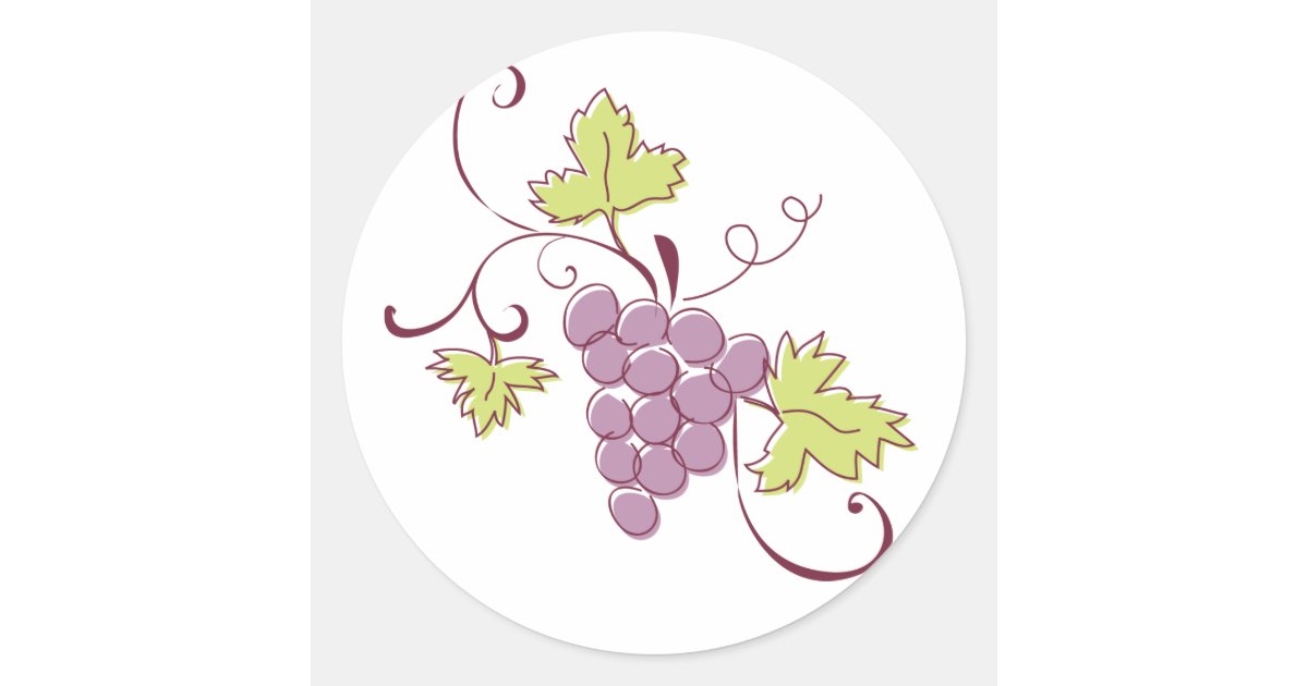 Grapevine Stickers | Zazzle