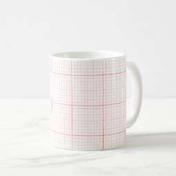 Graph Paper Coffee Mug | Zazzle