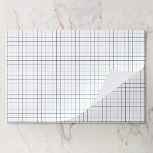 Graph Paper Desk Pad | Zazzle