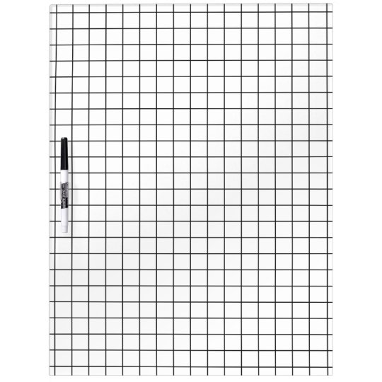Graph Paper Grid Coordinate Squared Chart Math Dry Erase Board | Zazzle.com