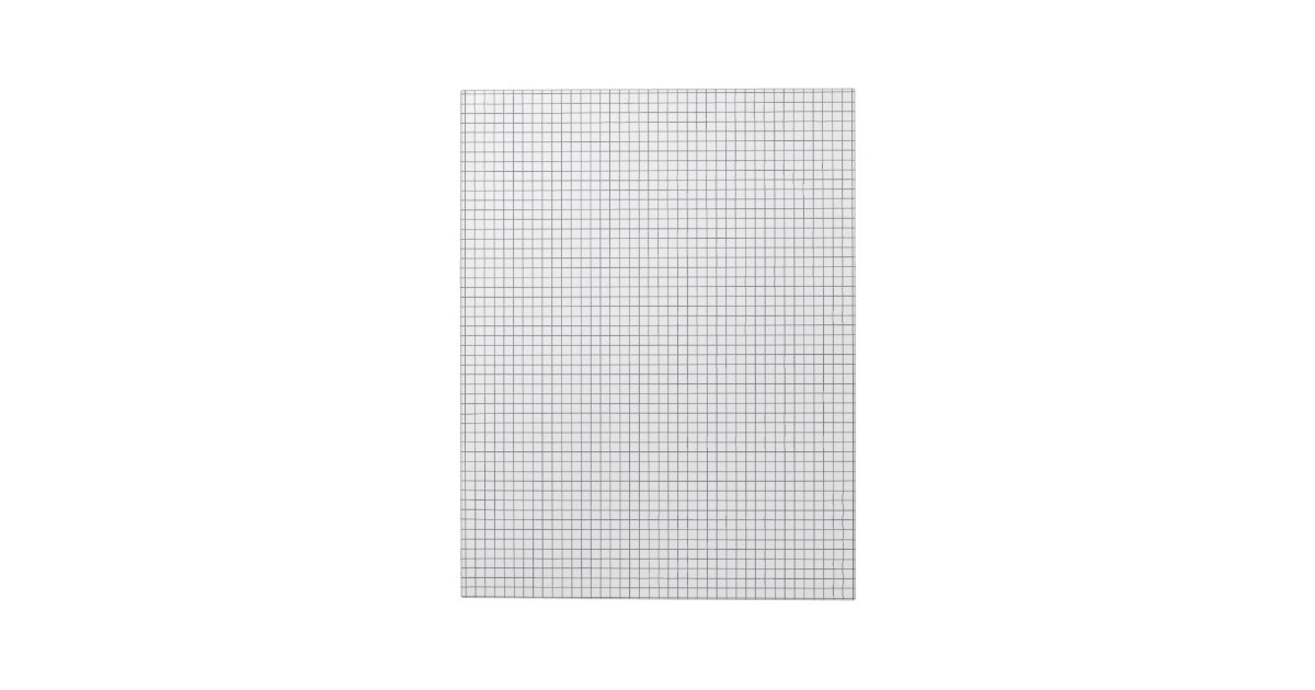 Graph Paper Notepad | Zazzle