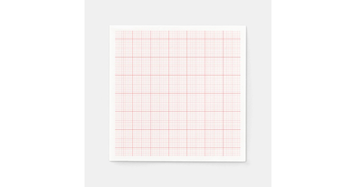 Graph Paper Paper Napkins | Zazzle