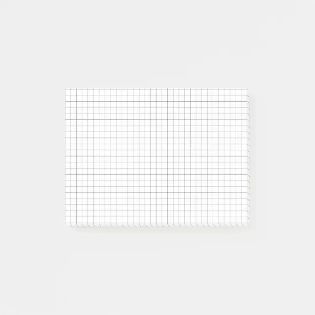 Graph Paper Sticky Notes | Zazzle