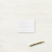 Graph Paper Sticky Notes | Zazzle