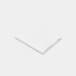 Graph Paper Sticky Notes | Zazzle