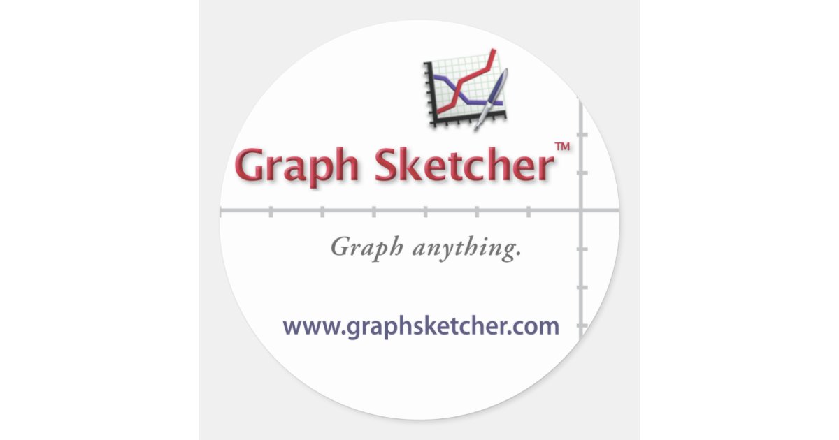 Graph Sketcher Sticker | Zazzle
