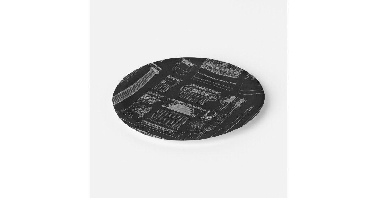 Graphic Architecture IV Paper Plates | Zazzle