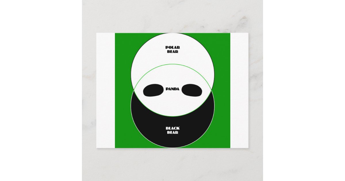 Graphic Bears Postcard | Zazzle