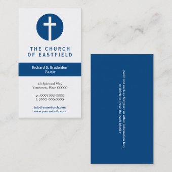 Graphic Cross Business Card | Zazzle
