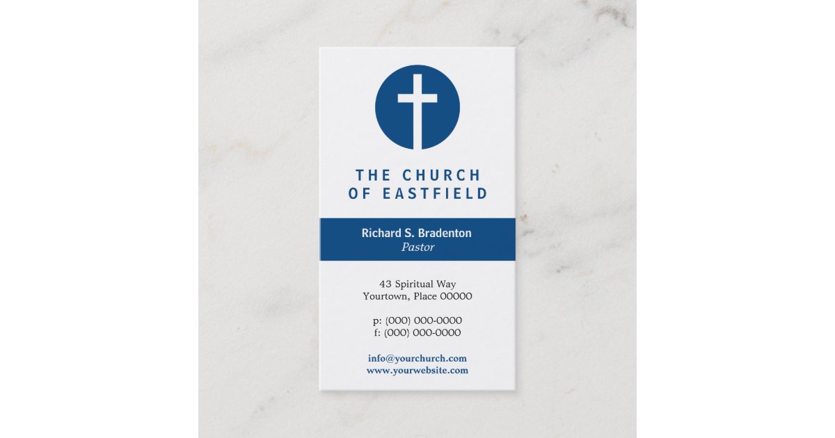 Graphic Cross Business Card | Zazzle