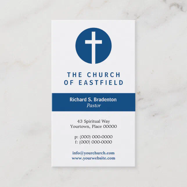 Graphic Cross Business Card | Zazzle