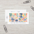 Graphic Design Illustration Artist Profile Business Card | Zazzle