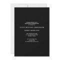 Graphic Grad | Black Text Photo Graduation Party Invitation | Zazzle