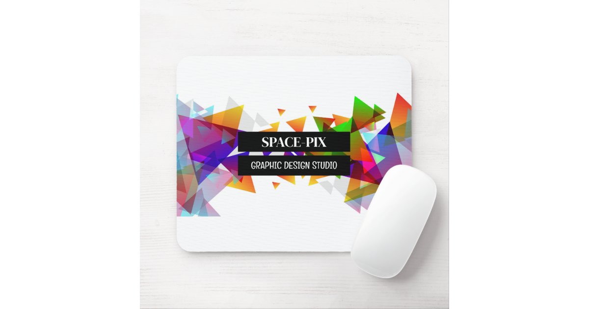 Graphic Triangle Design, Graphic Designer Mouse Pad | Zazzle