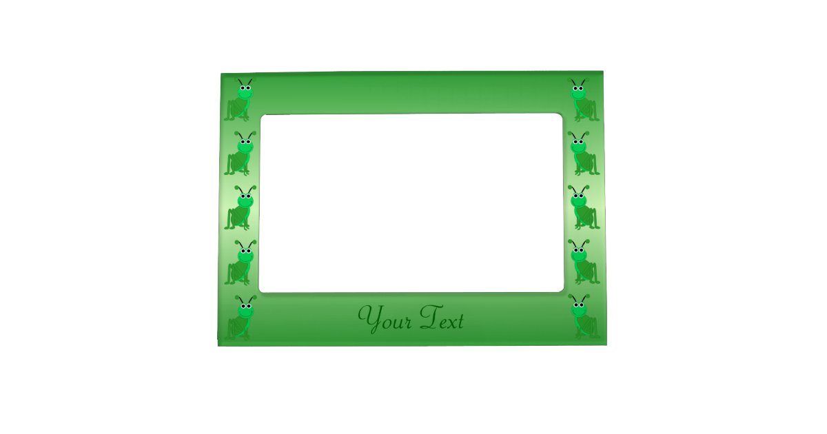 Grasshopper Magnetic Picture Frame | Zazzle