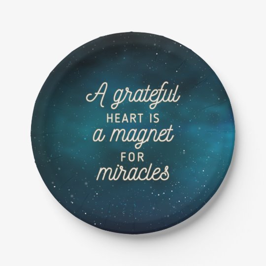 Grateful Heart Magnet for Miracles | Paper Plates | Zazzle.com Grateful Heart Magnet for Miracles | Paper Plates | Zazzle.com