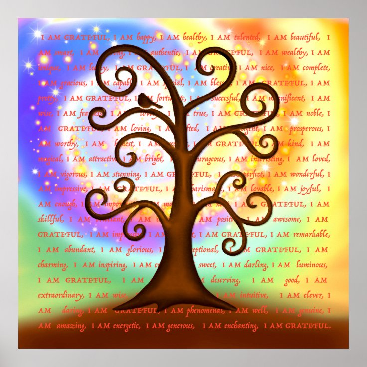 "Grateful" Poster | Zazzle