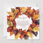 Grateful Rustic Fall Wreath Thanksgiving Invitation | Zazzle