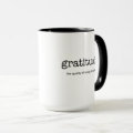 Gratitude Inspiration Mug | Zazzle