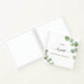 Gratitude journal eucalyptus greenery script | Zazzle