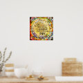 Gratitude Makes us Joyful Quote Inspirivity Poster | Zazzle