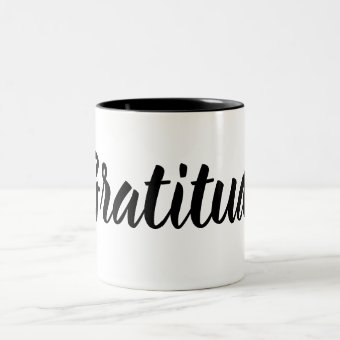 Gratitude Mug | Zazzle