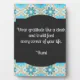 Gratitude Rumi Quote Tabletop Plaque | Zazzle