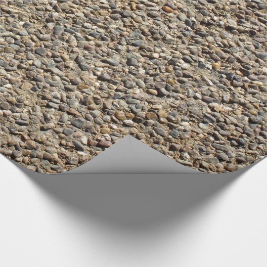 Gravel and Sand Rock Nature Photography Wrapping Paper | Zazzle.com