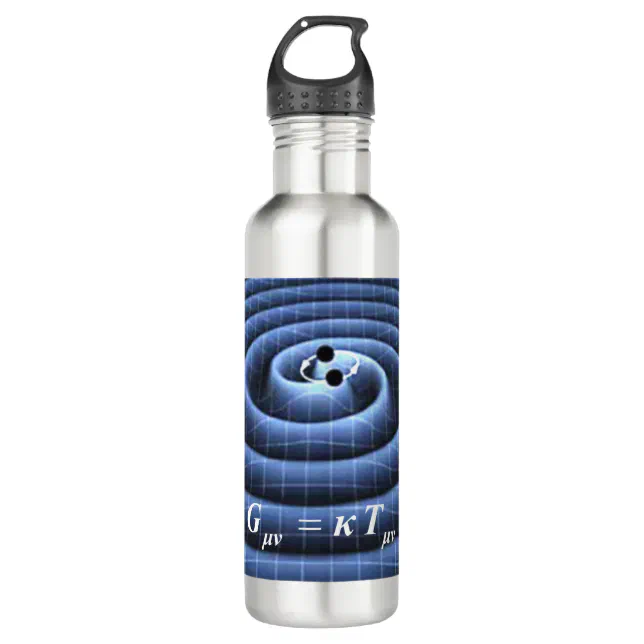 Gravitational waves physics water bottle | Zazzle